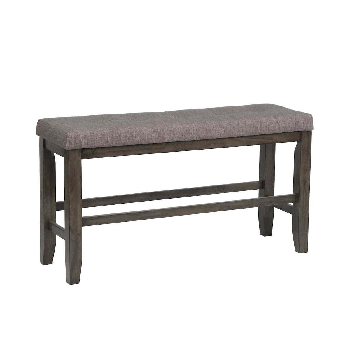 Crown Mark Bardstown Gray Counter Height Dining Bench | Ornate Home