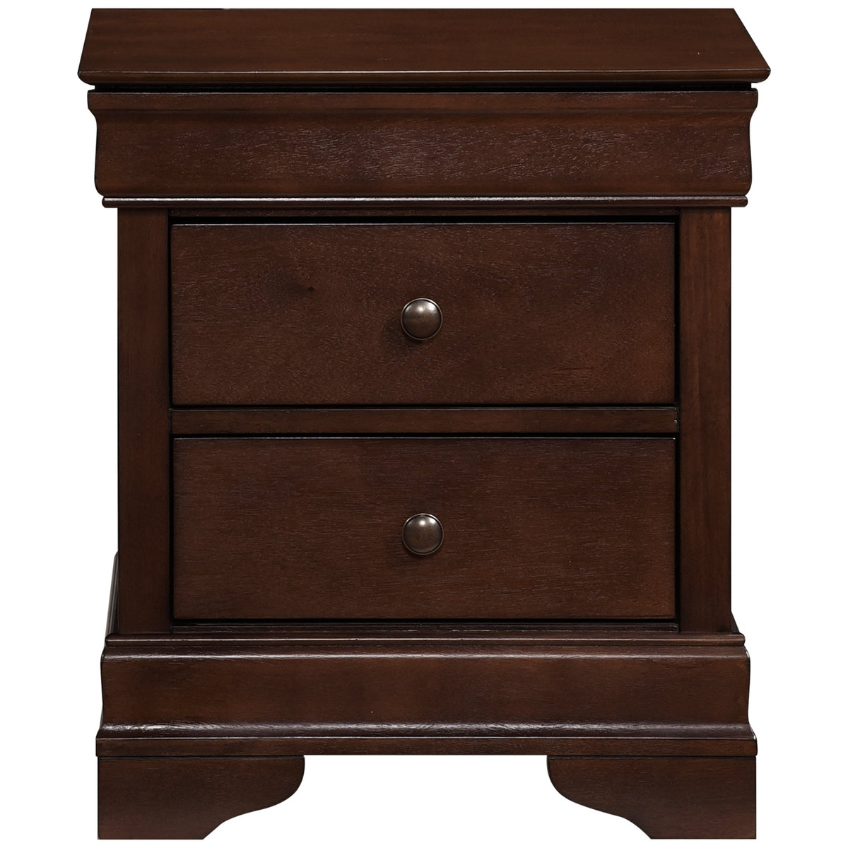 Homelegance Abbeville Cherry Nightstand | Ornate Home