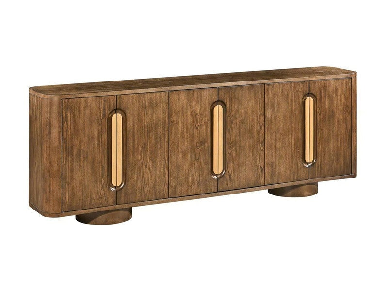 Crestview Adler Brown Six-Door Sideboard | Ornate Home
