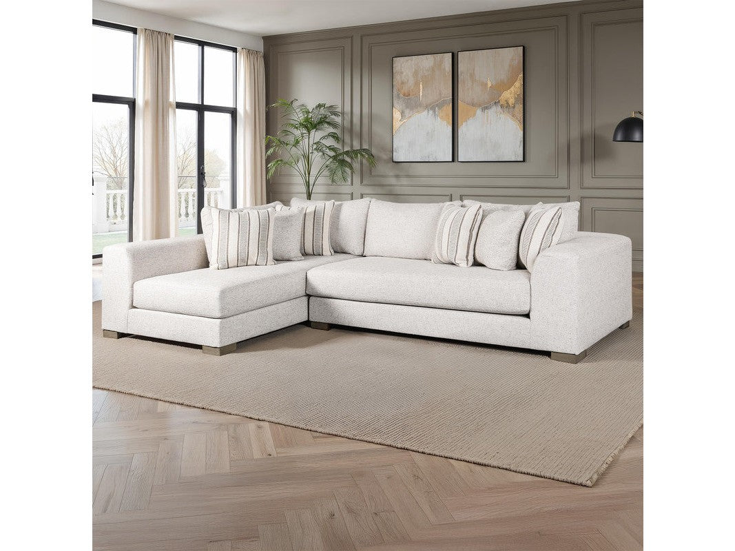Furniture of America Alameda Natural Quartzite Sectional | Ornate Home