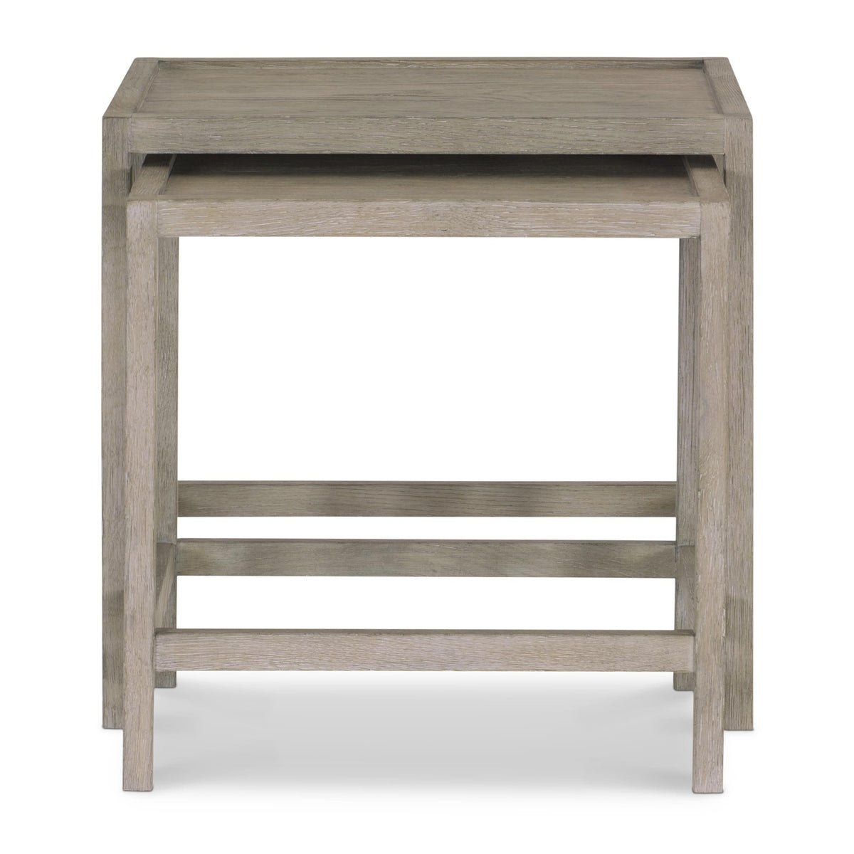 Bernhardt Albion Pewter Nesting Table | Ornate Home