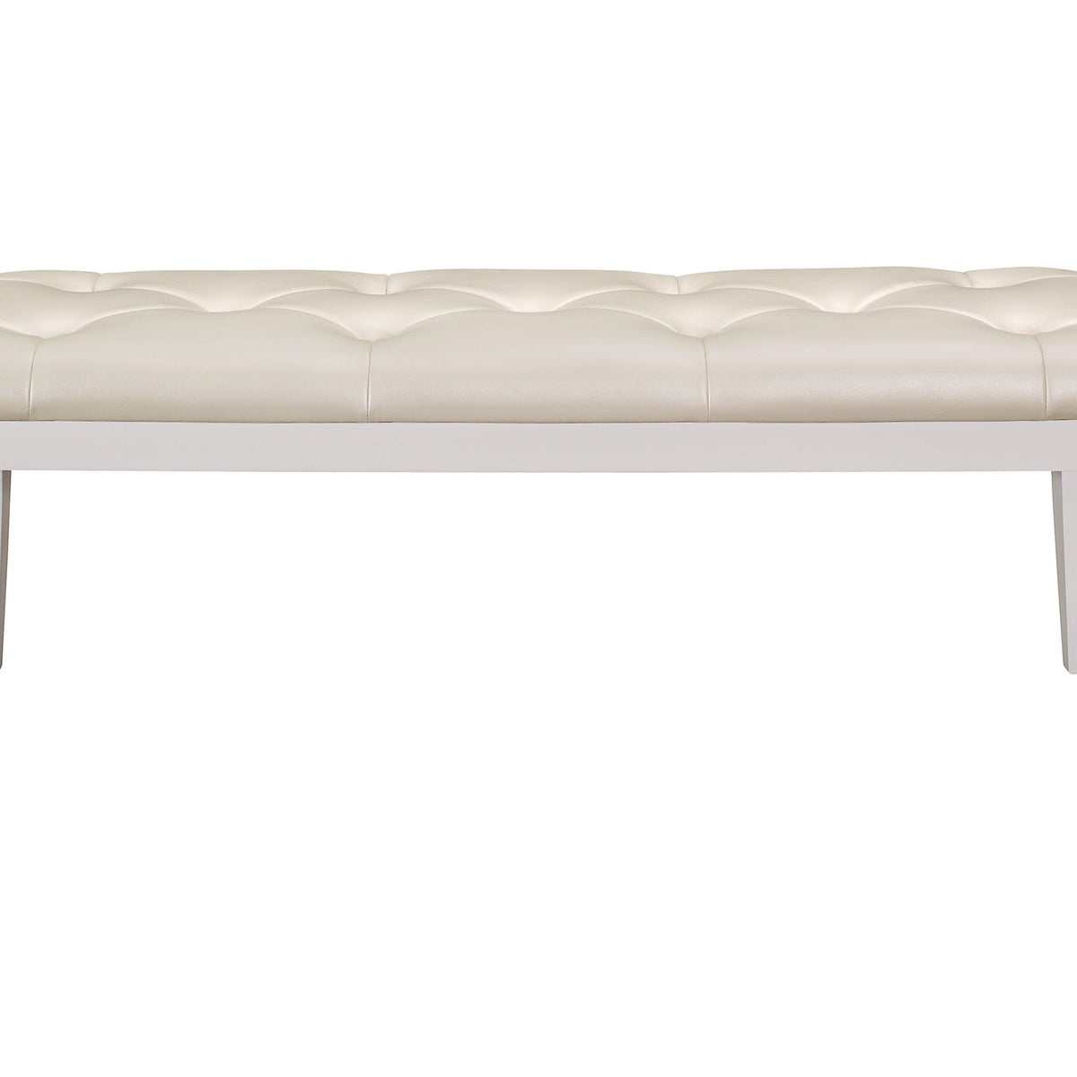 Homelegance Allura White Bedroom Bench | Ornate Home