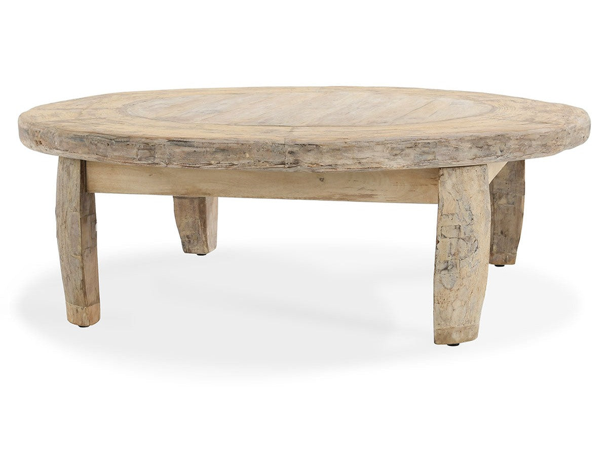 Classic Home Alta Natural Wheel Coffee Table | Ornate Home