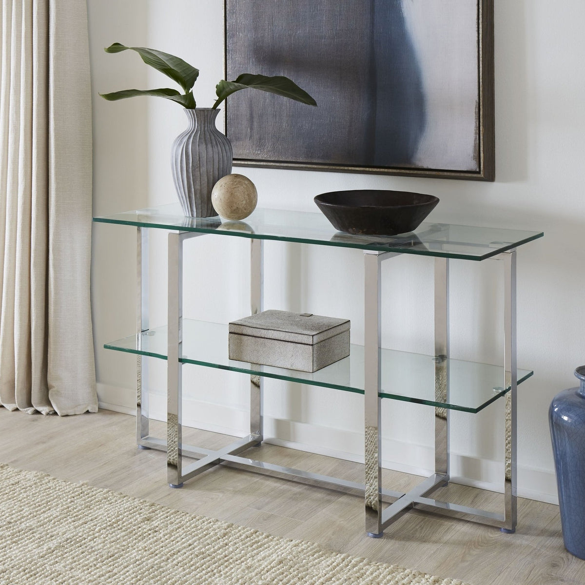 Modus Furniture Amalfi Glass Shelf Sideboard | Ornate Home