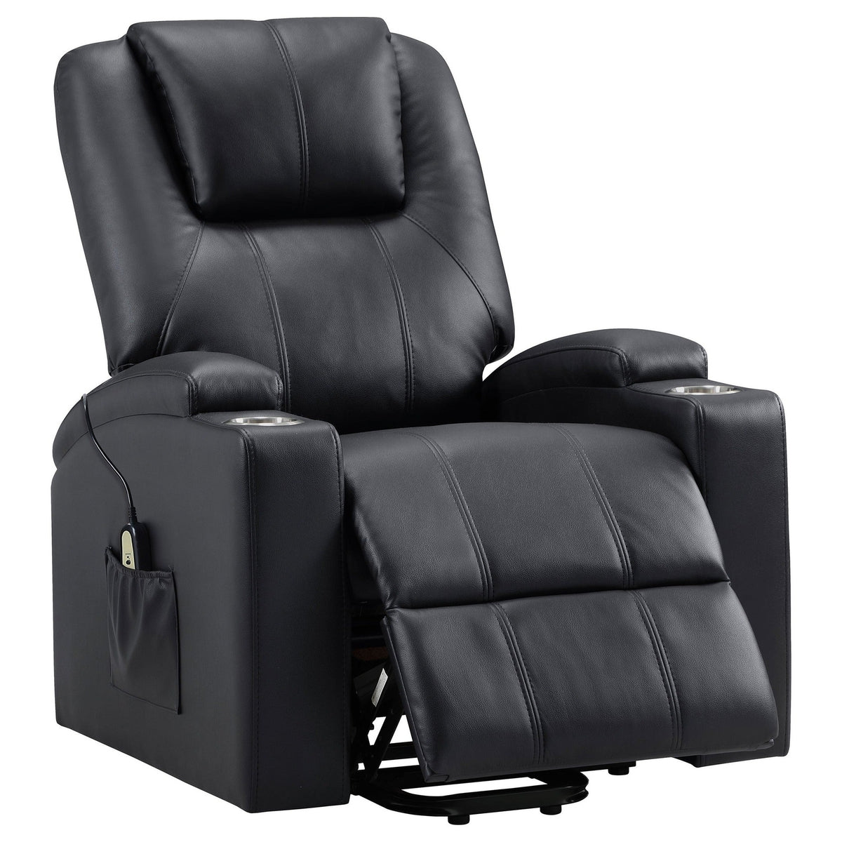Armstrong Black Power Lift Recliner | Ornate Home