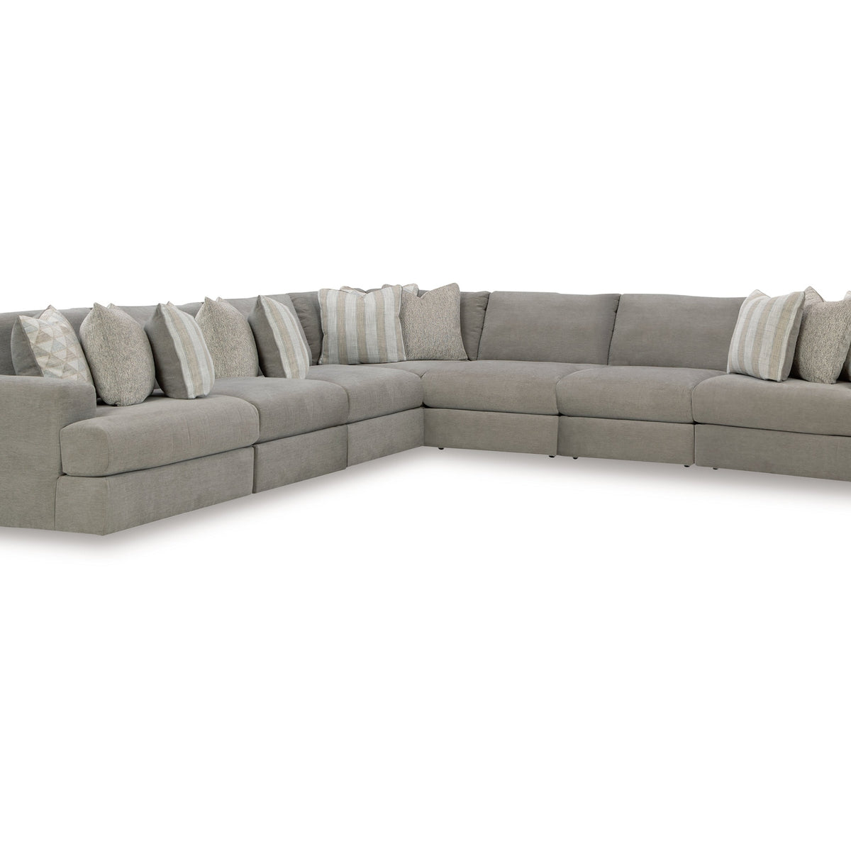 Ashley Furniture Avaliyah Ash 7-Piece Sectional | Ornate Home
