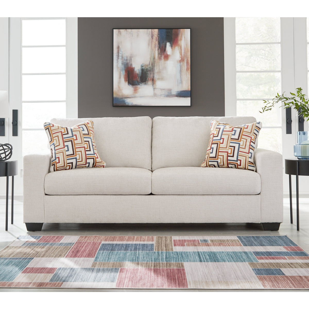 Ashley Furniture Aviemore Stone Sofa | Ornate Home