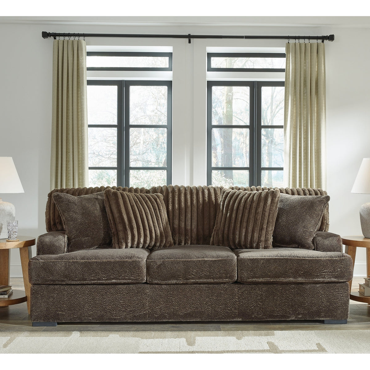 Ashley Furniture Aylesworth Brown Sofa (Online Special Price) | Ornate Home