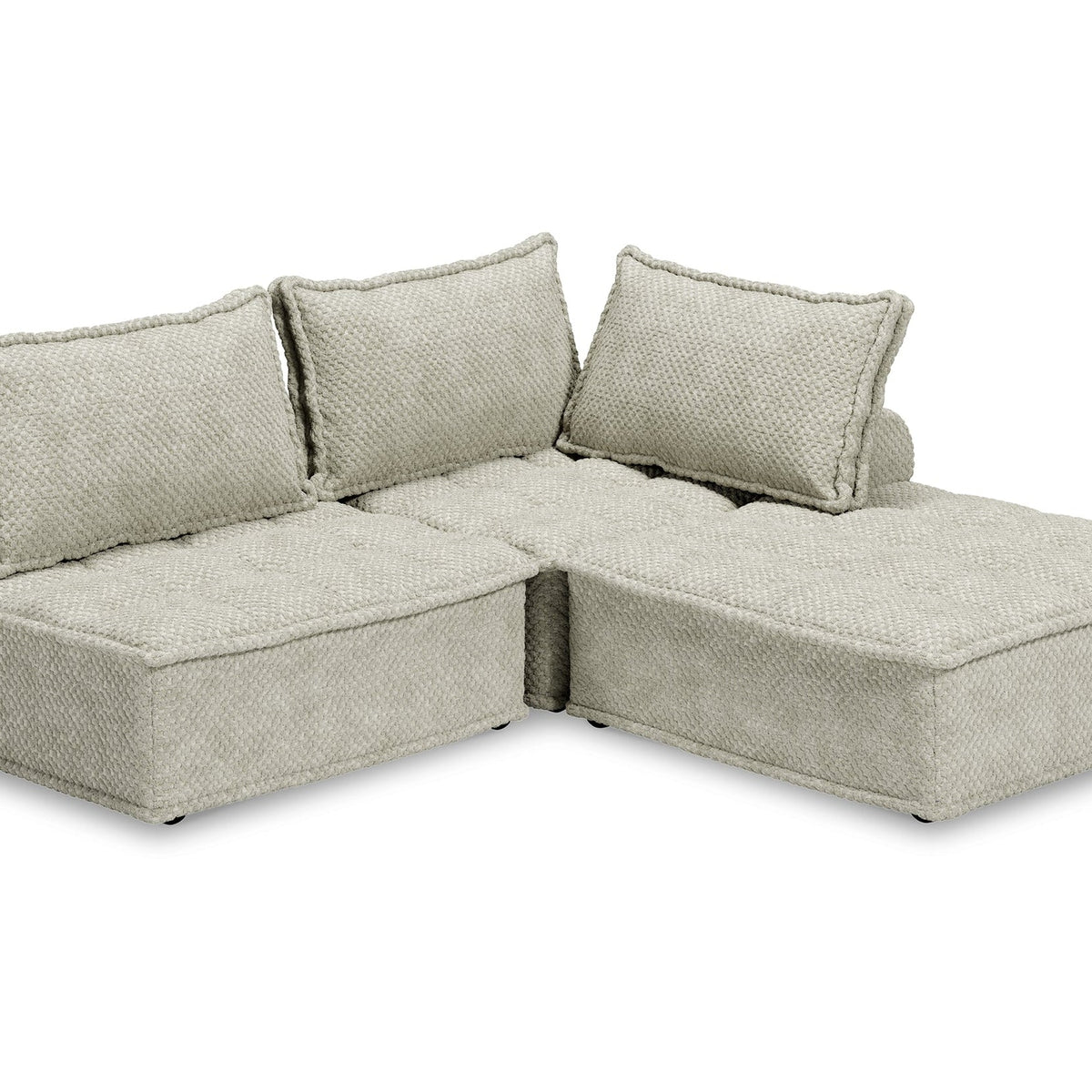 Ashley Furniture Bales Taupe 3-Piece Modular Seating (Online Special ...