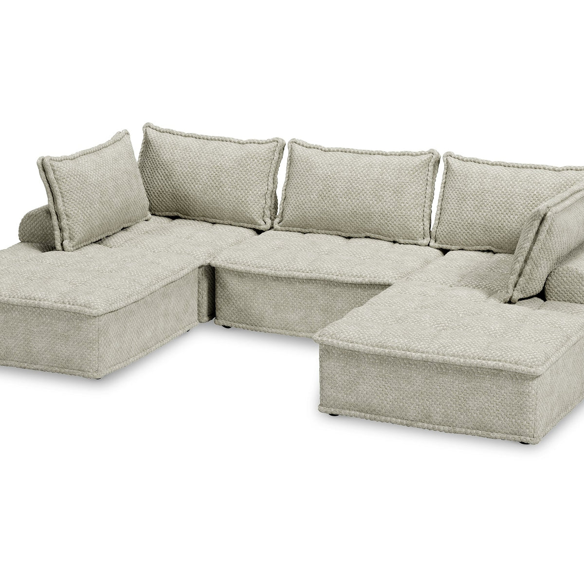 Ashley Furniture Bales Taupe 5-Piece Modular Seating (Online Special ...