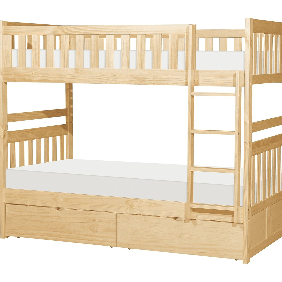 Homelegance Bartly Natural Pine Twin/Twin Bunk Bed | Ornate Home
