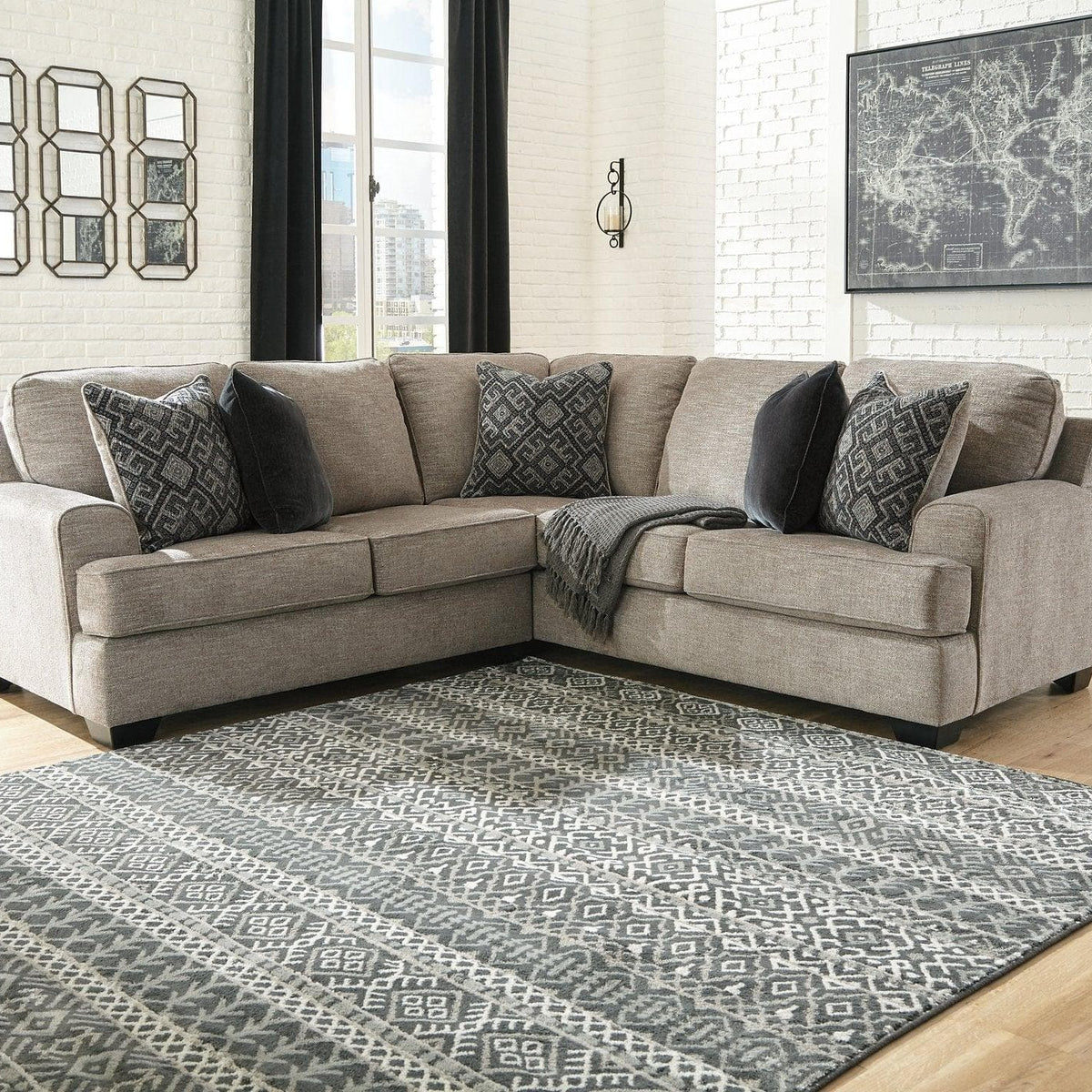 Ashley Furniture Bovarian Stone 2pc LAF Sectional (Online Special Price ...