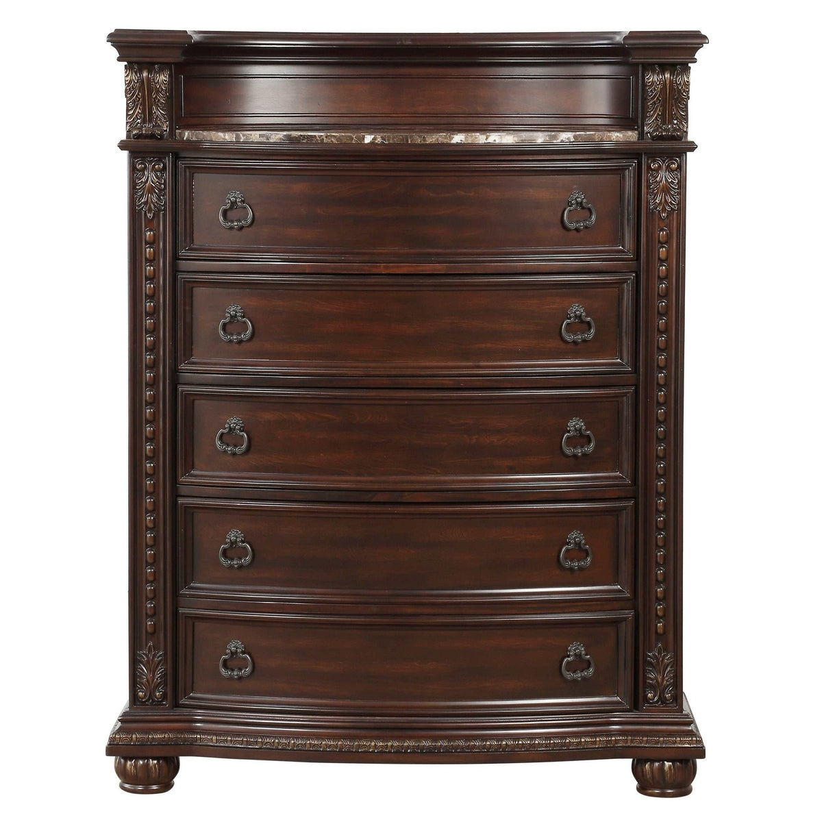 Homelegance Cavalier Dark Cherry Chest | Ornate Home