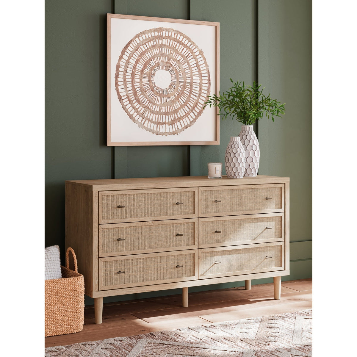 Ashley Furniture Cielden Tan Dresser | Ornate Home