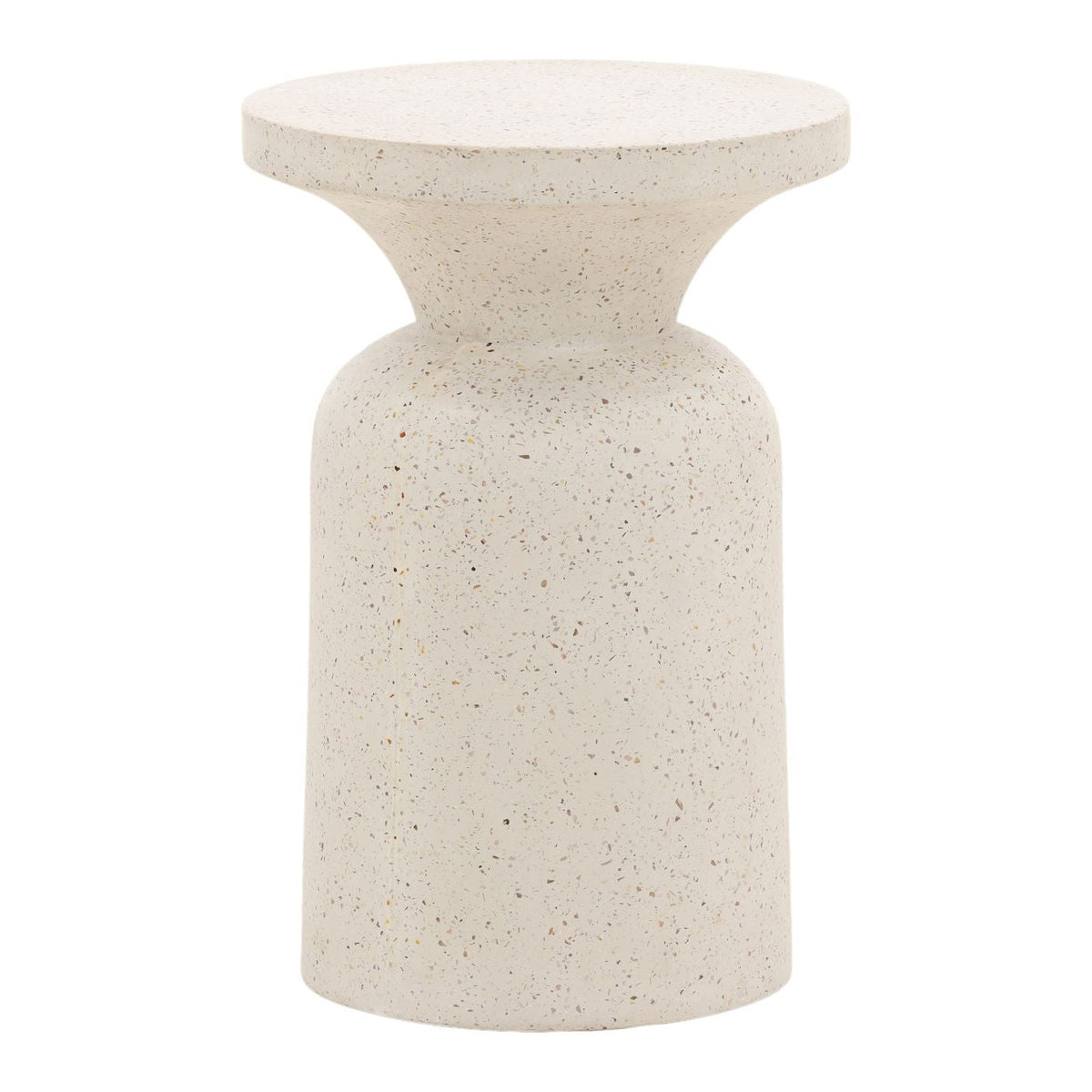 Dovetail Cove Ivory Outdoor Side Table | Ornate Home