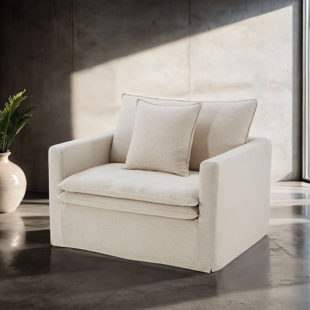 Furniture of America Crayford Taupe Chair | Ornate Home