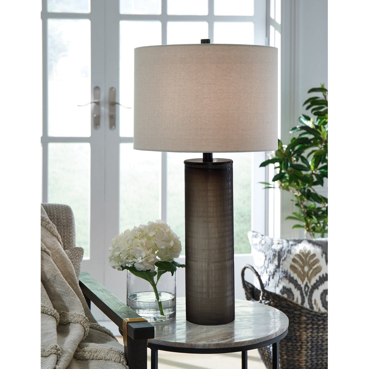 Ashley Furniture Dingerly Brown Table Lamp (Set of 2) (Online Special ...