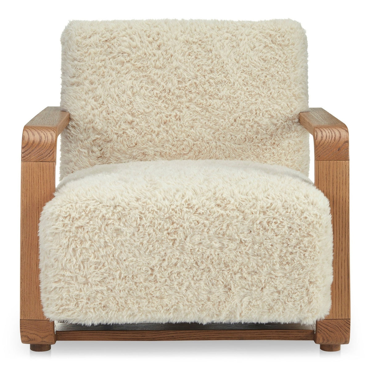 Moe's Home Eckersley Cream Lounge Chair | Ornate Home