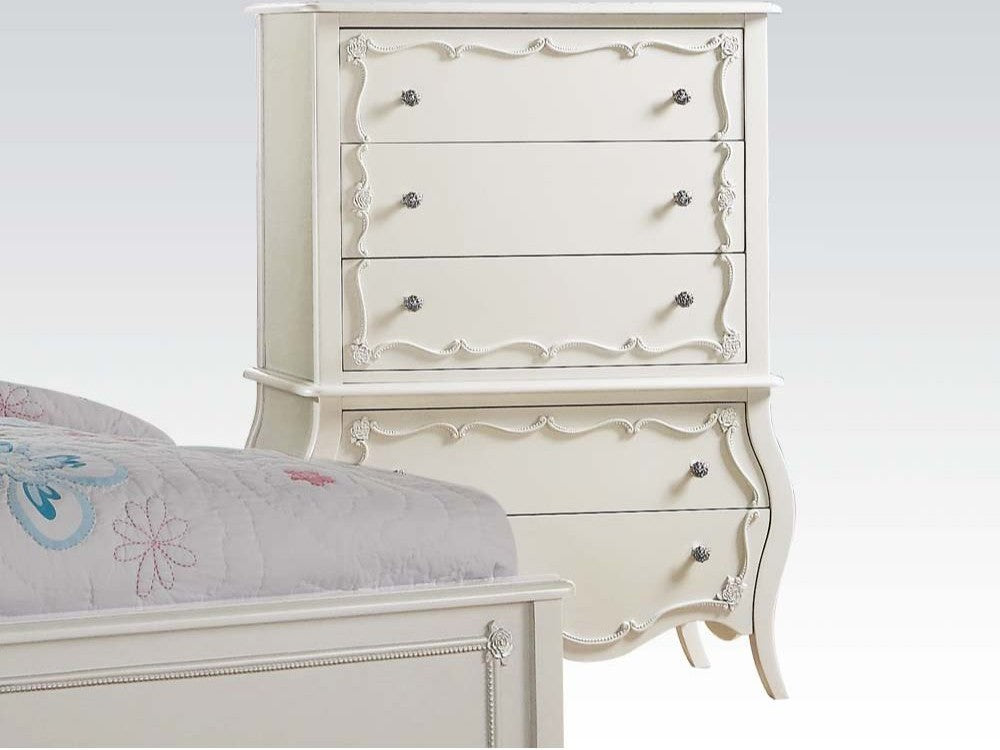 ACME Edalene Chest in Pearl White | Ornate Home