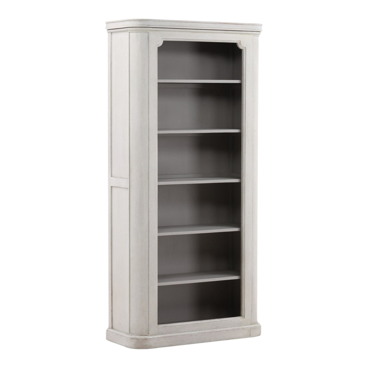 Dovetail Effie Whitewash Bookcase | Ornate Home