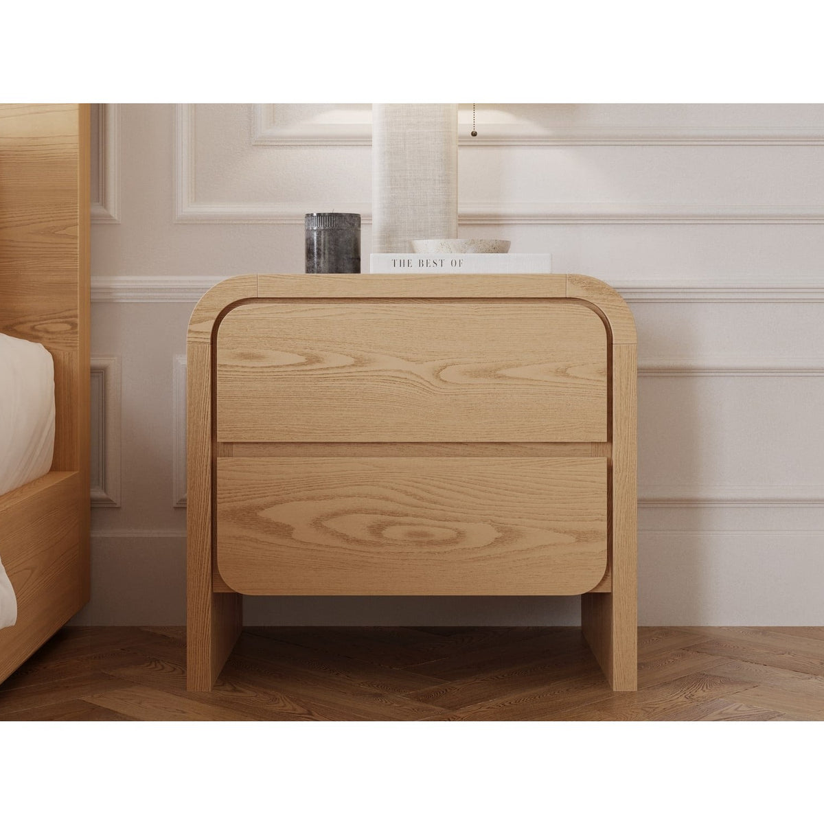 Modus Elora Timber Two Drawer Nightstand | Ornate Home