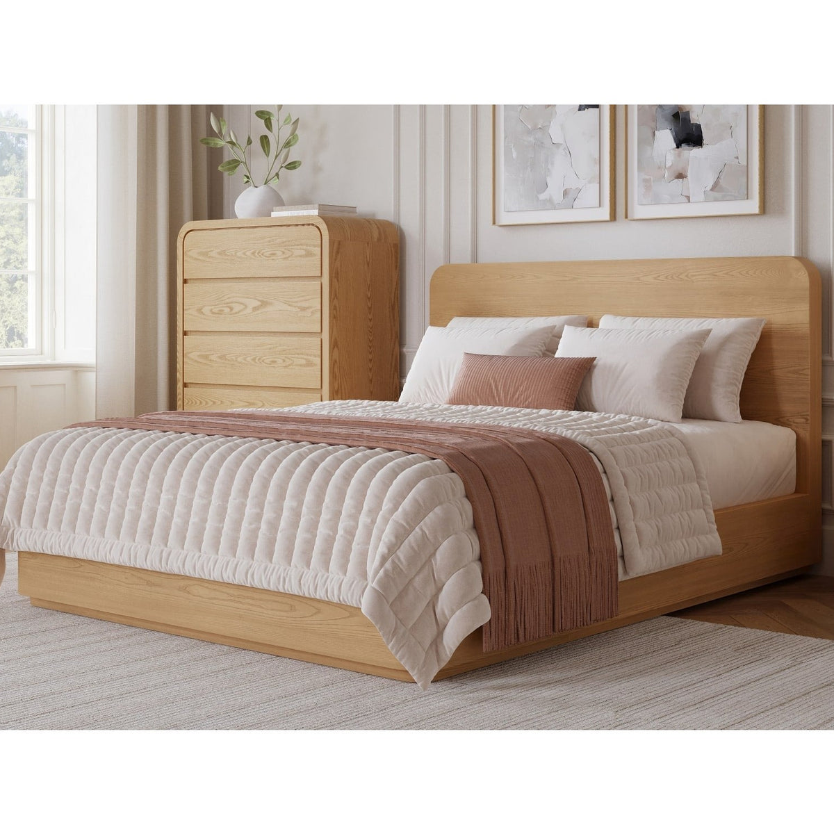 Modus Elora Timber Wood Full Bed | Ornate Home