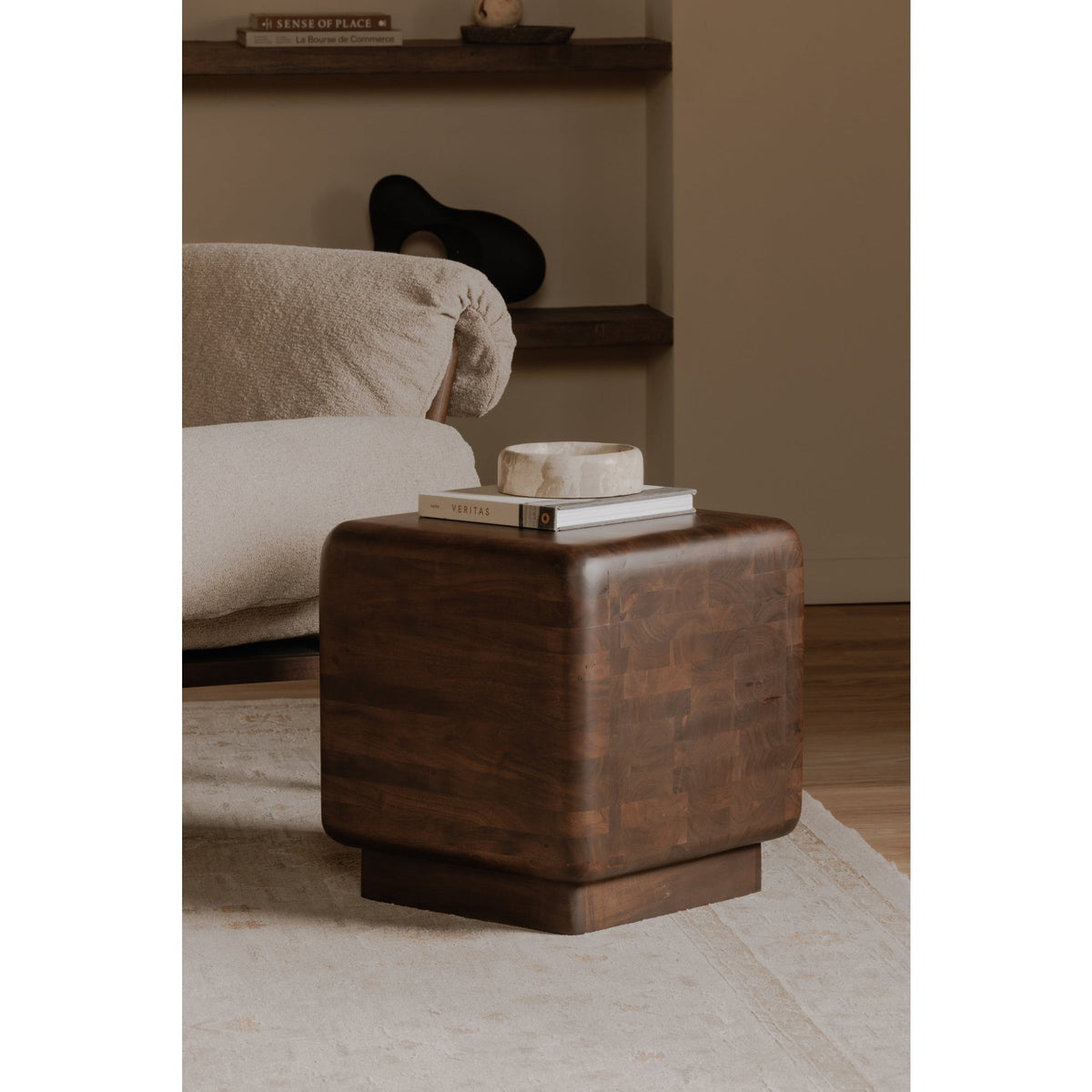 Moe's Home Eton Dark Brown Side Table | Ornate Home