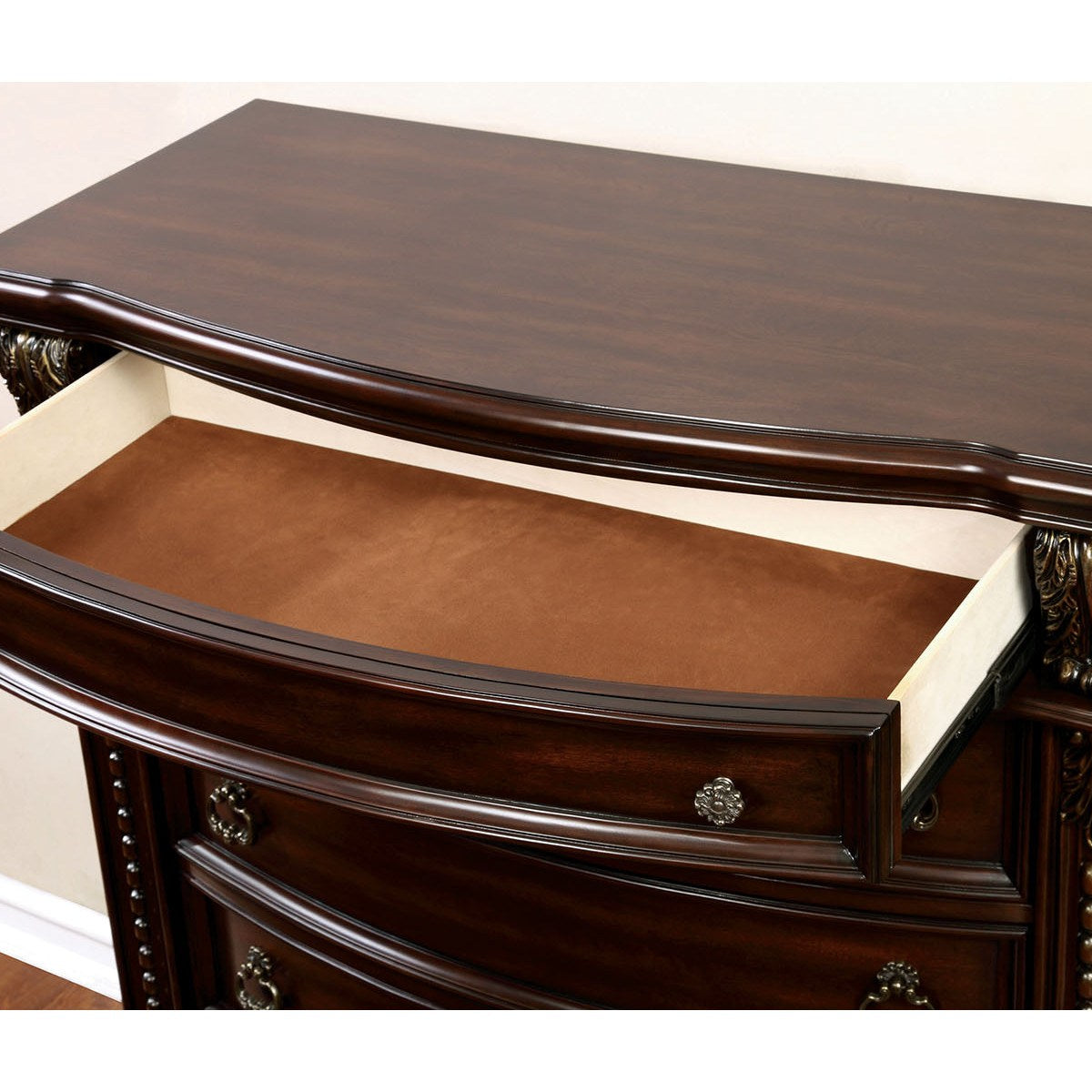Furniture of America Fromberg Brown Cherry Chest | Ornate Home