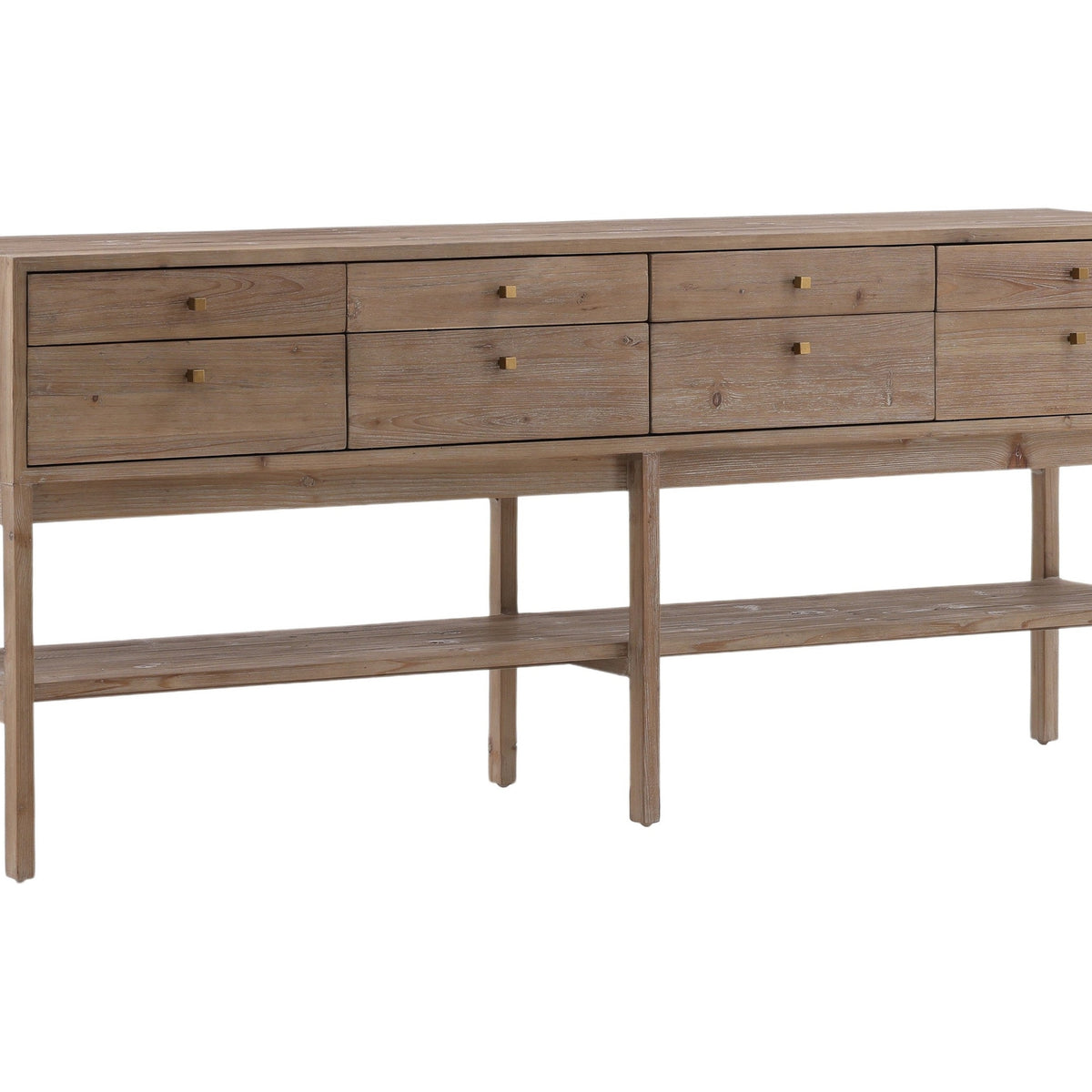 Dovetail Gael Brown Console Table | Ornate Home