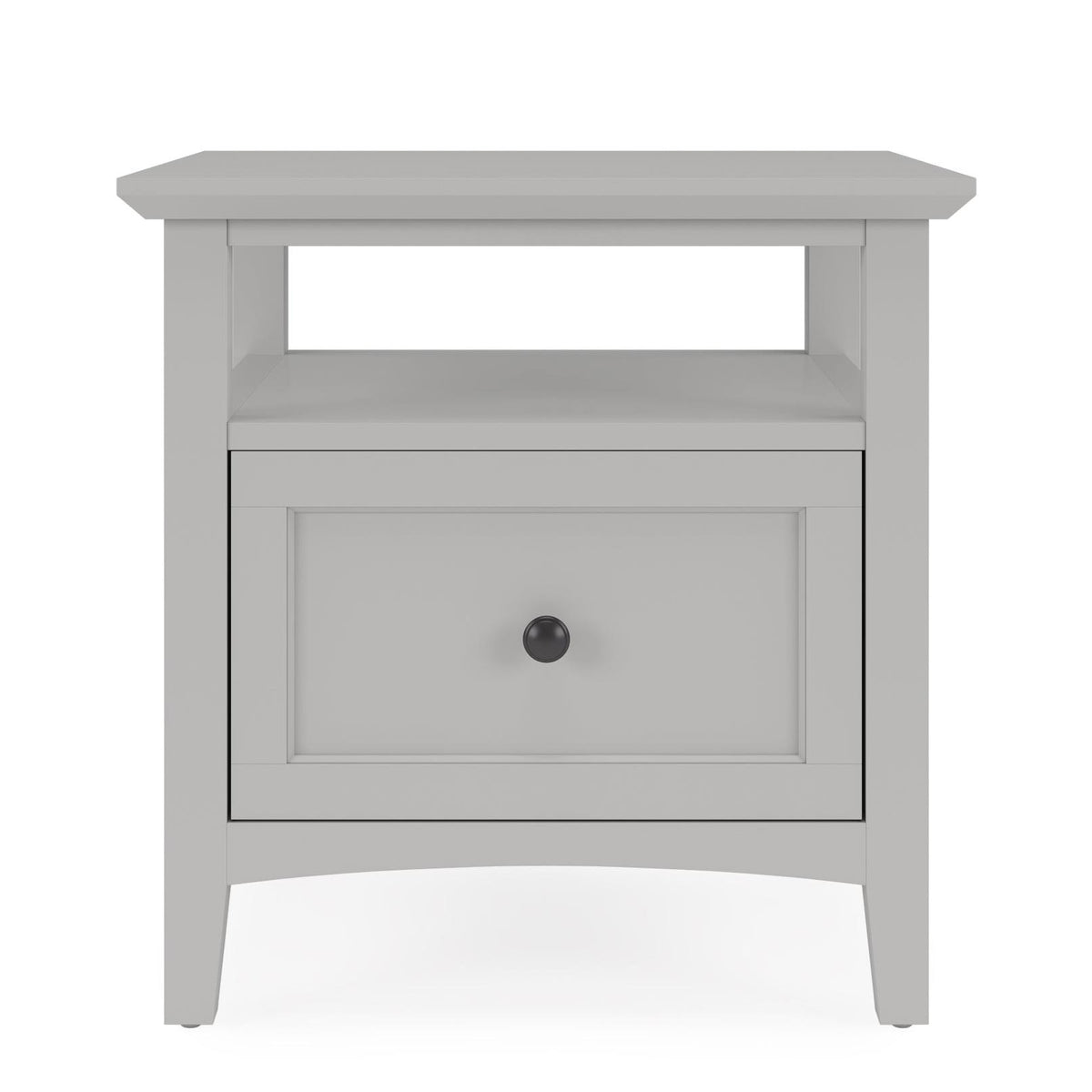 Modus Grace Elephant Grey Square End Table | Ornate Home