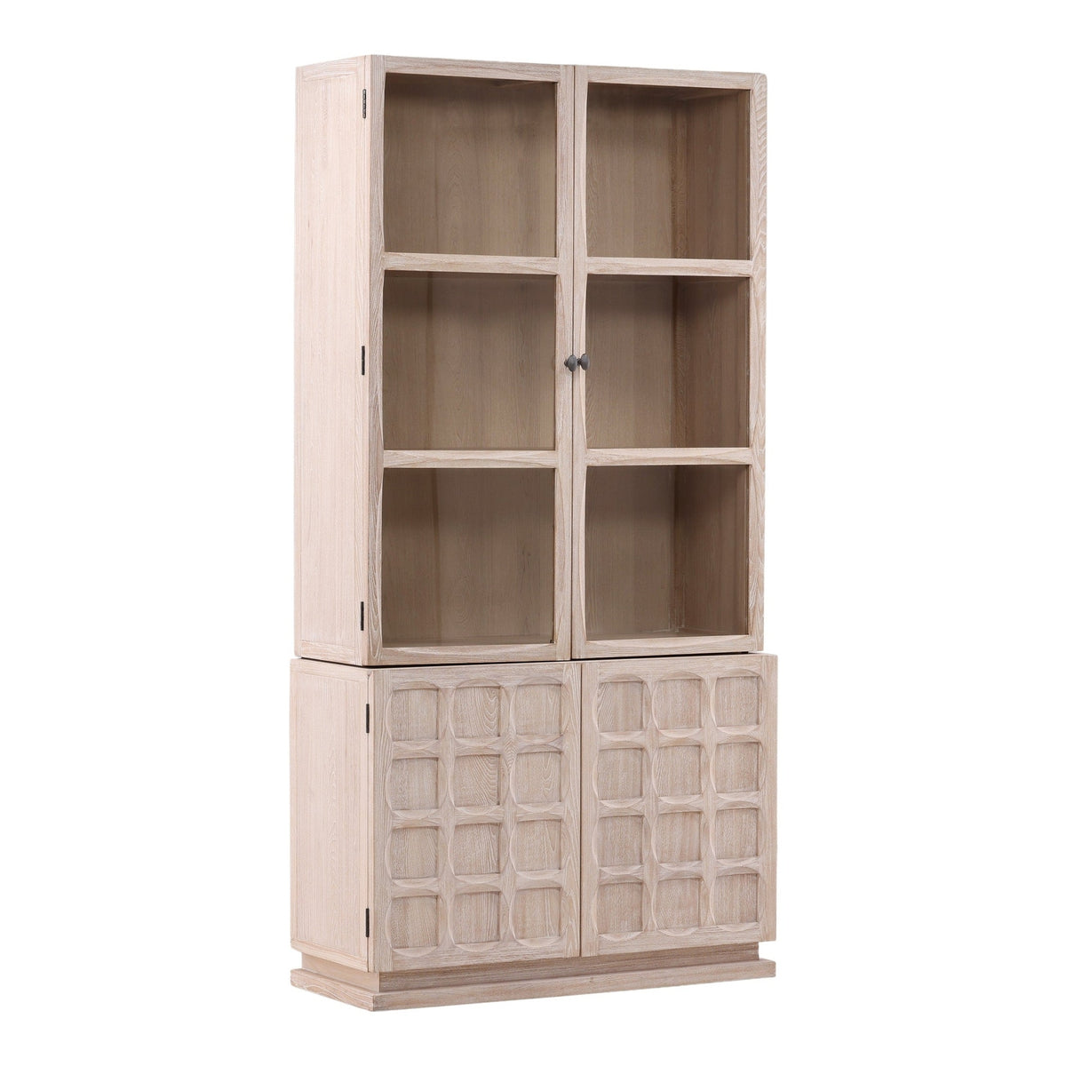 Dovetail Harrison Whitewash Cabinet | Ornate Home