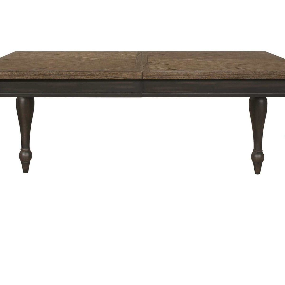 Crown Mark Hilara Two-Toned Dining Table w/ 18" Leaf | Ornate Home