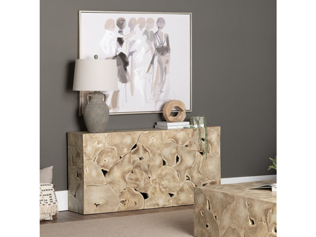 Crestview Jackson Tan Console Table | Ornate Home