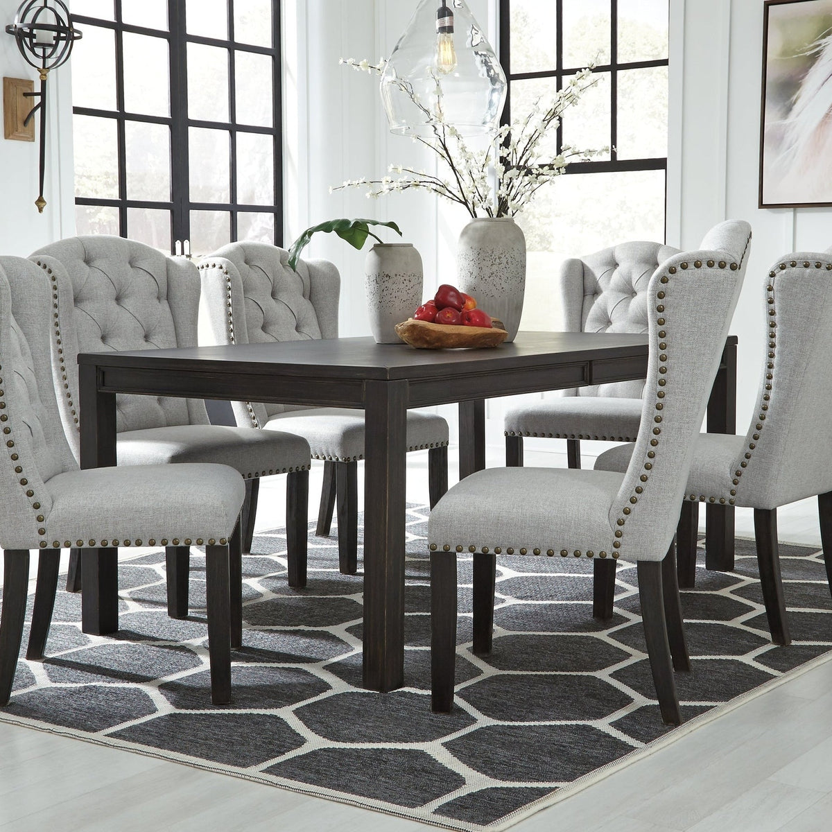 Jeanette Black Dining Table | Ornate Home