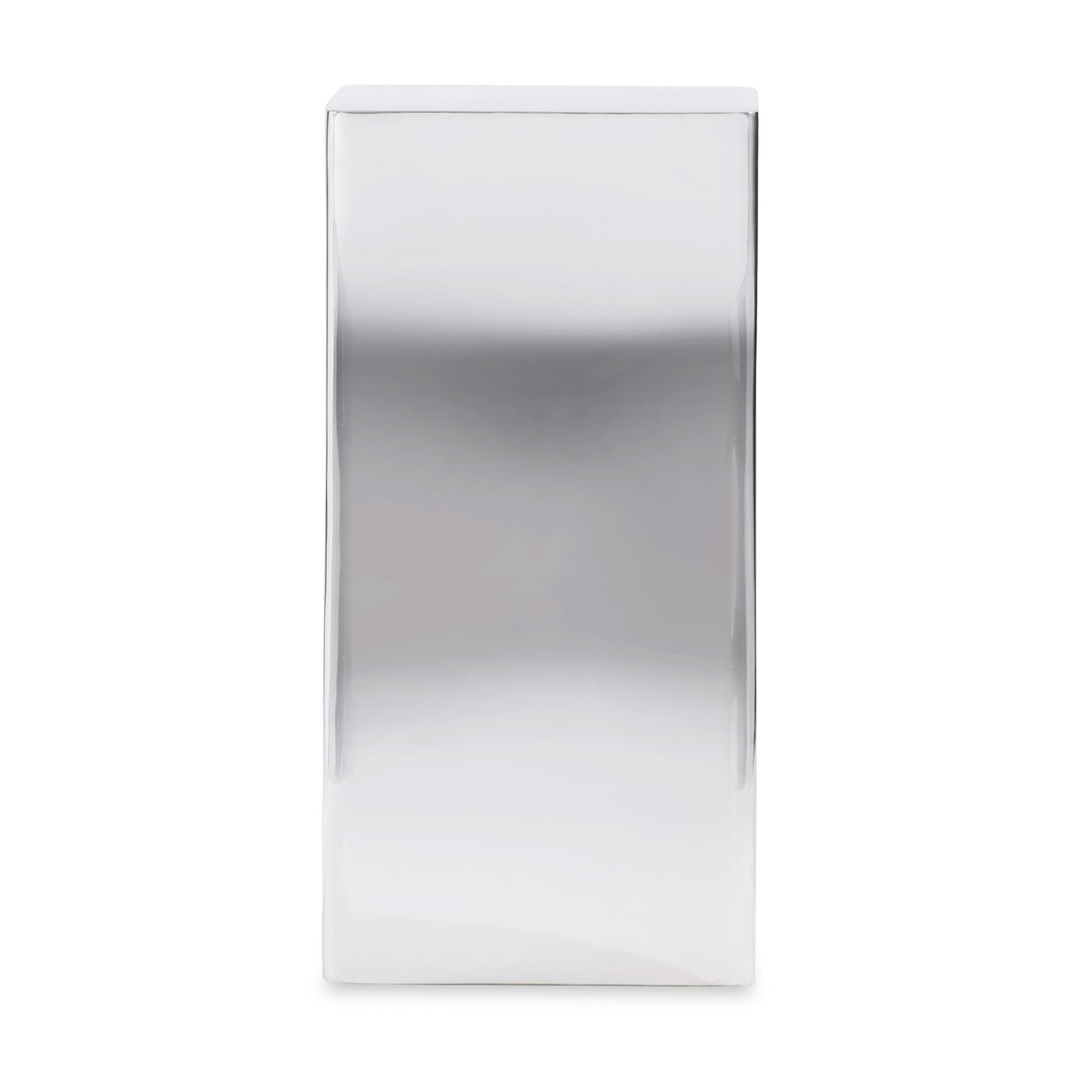 Bernhardt Joss Polished Stainless Steel Accent Table | Ornate Home