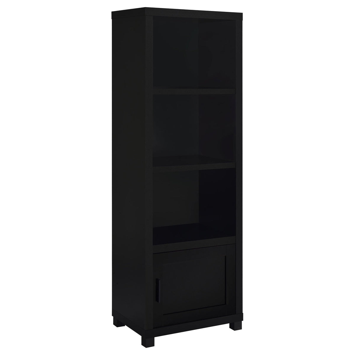 Coaster Jupiter Black Media Tower | Ornate Home