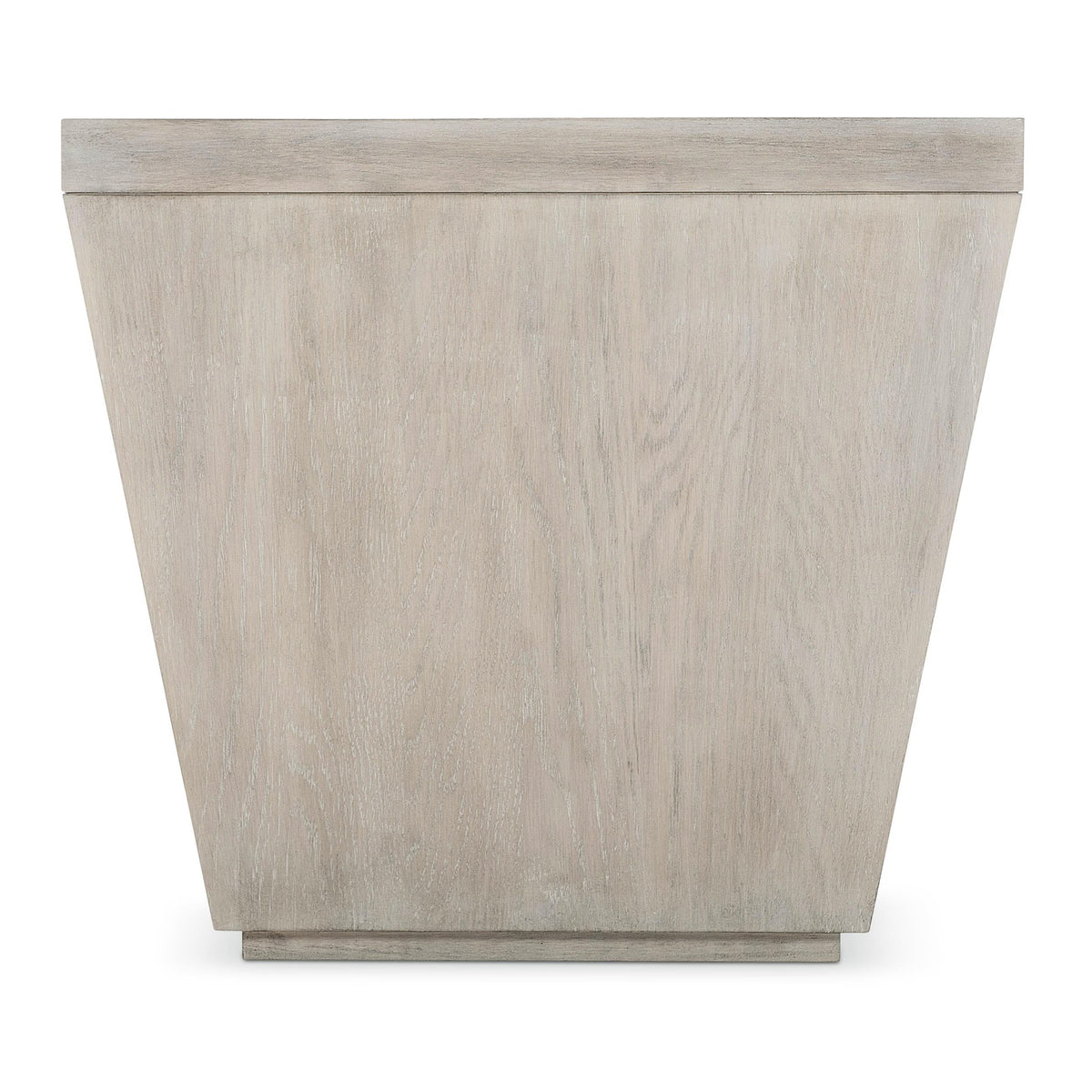 Bernhardt Landers Cerused Greige Side Table | Ornate Home