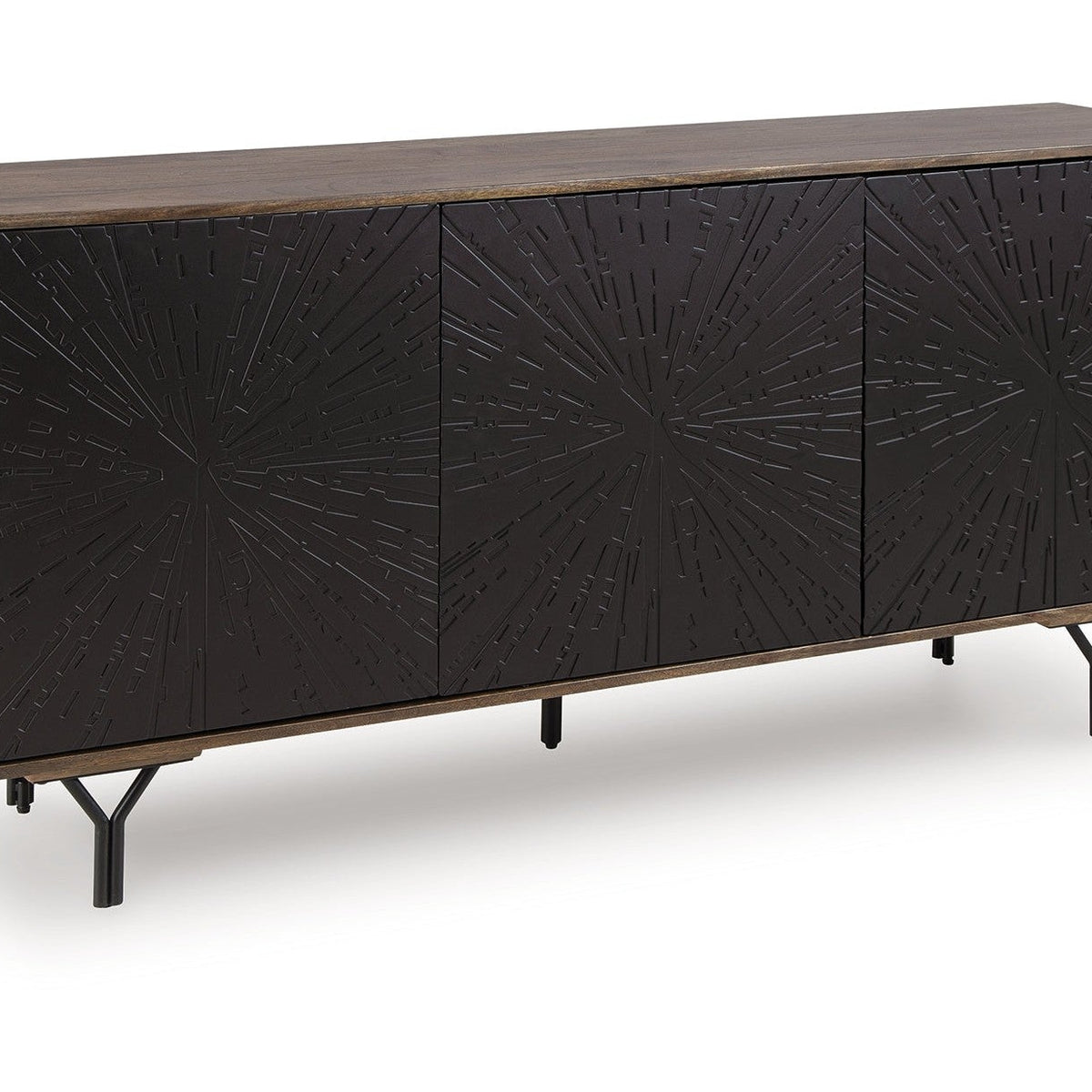 Ashley Furniture Lavinmont Multi Brown Accent Cabinet (Online Special ...