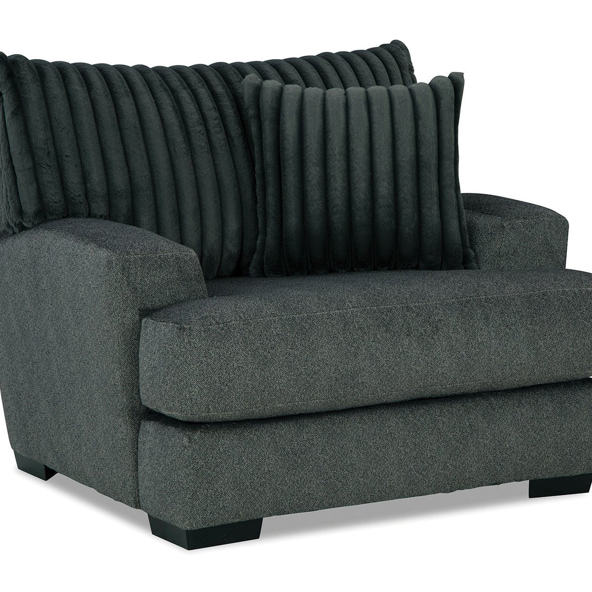 Furniture of America Loughlin Gun Metal Chair | Ornate Home