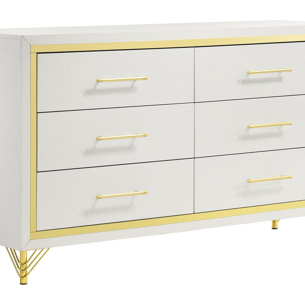Coaster Lucia White Dresser | Ornate Home