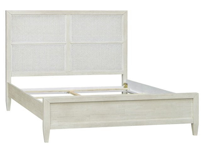 Dovetail Lugano Whitewash Bed | Ornate Home
