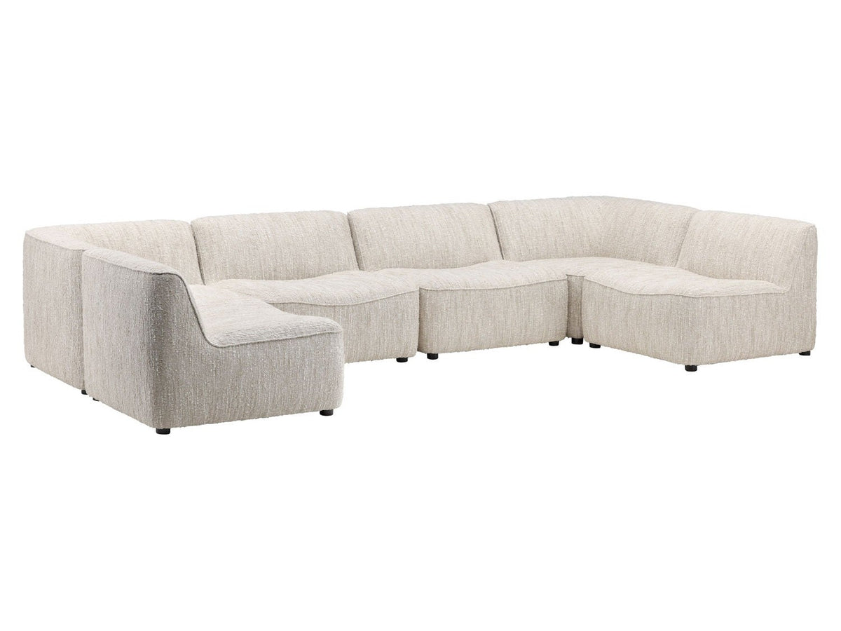 Dovetail Madeline Beige Modular Sectional | Ornate Home