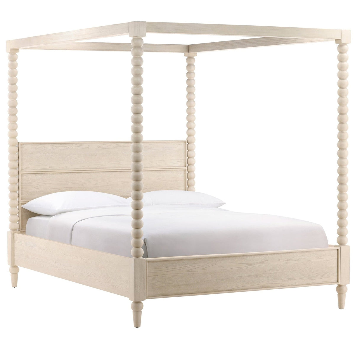 Dovetail Marcellina Whitewash Bed | Ornate Home