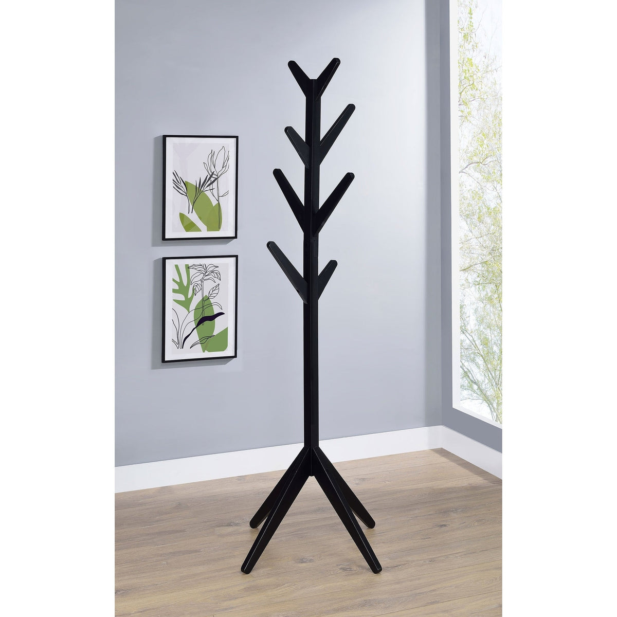 Coaster Margaret Black Coat Rack | Ornate Home