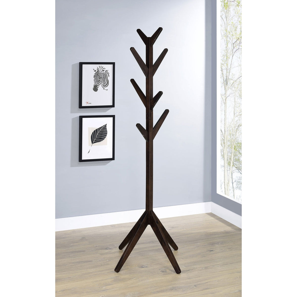 Coaster Margaret Cappuccino Coat Rack | Ornate Home