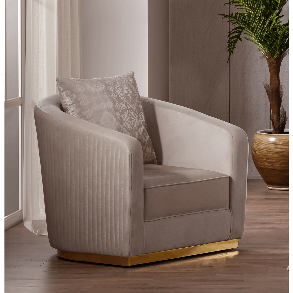 Margo Cream Chair | Ornate Home