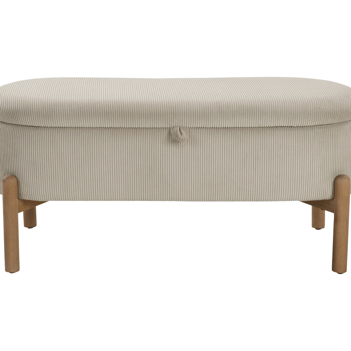 Homelegance Mavis Taupe Lift Top Storage Bench | Ornate Home