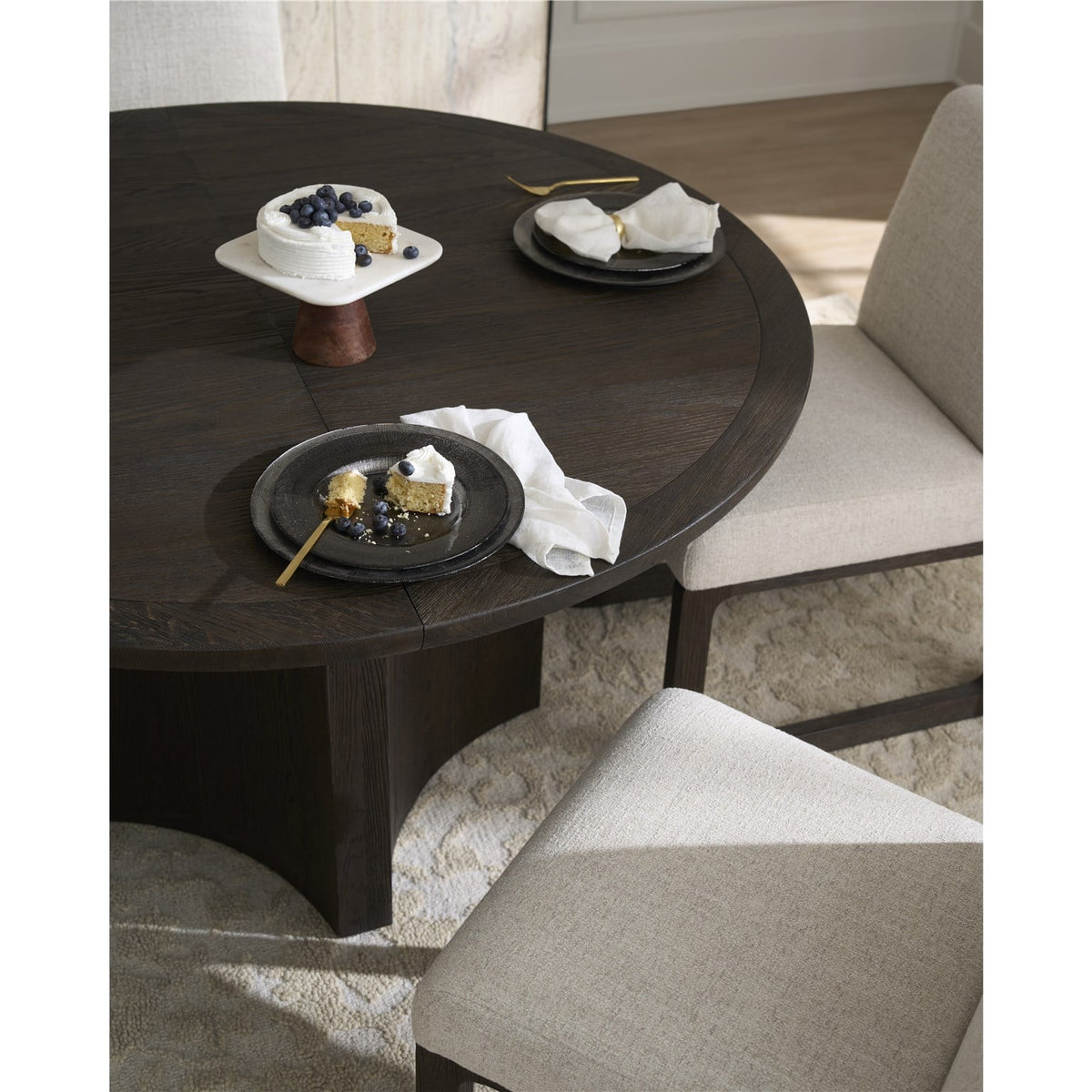 Universal Furniture Modern Sable Round Dining Table | Ornate Home