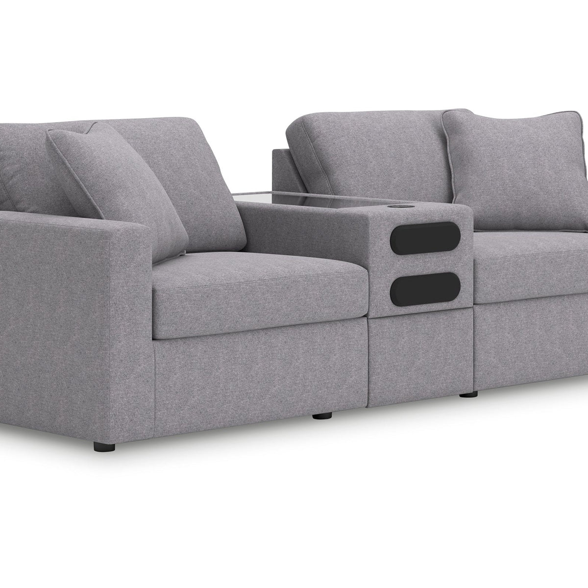Ashley Furniture Modmax Granite 3-Piece Sectional | Ornate Home