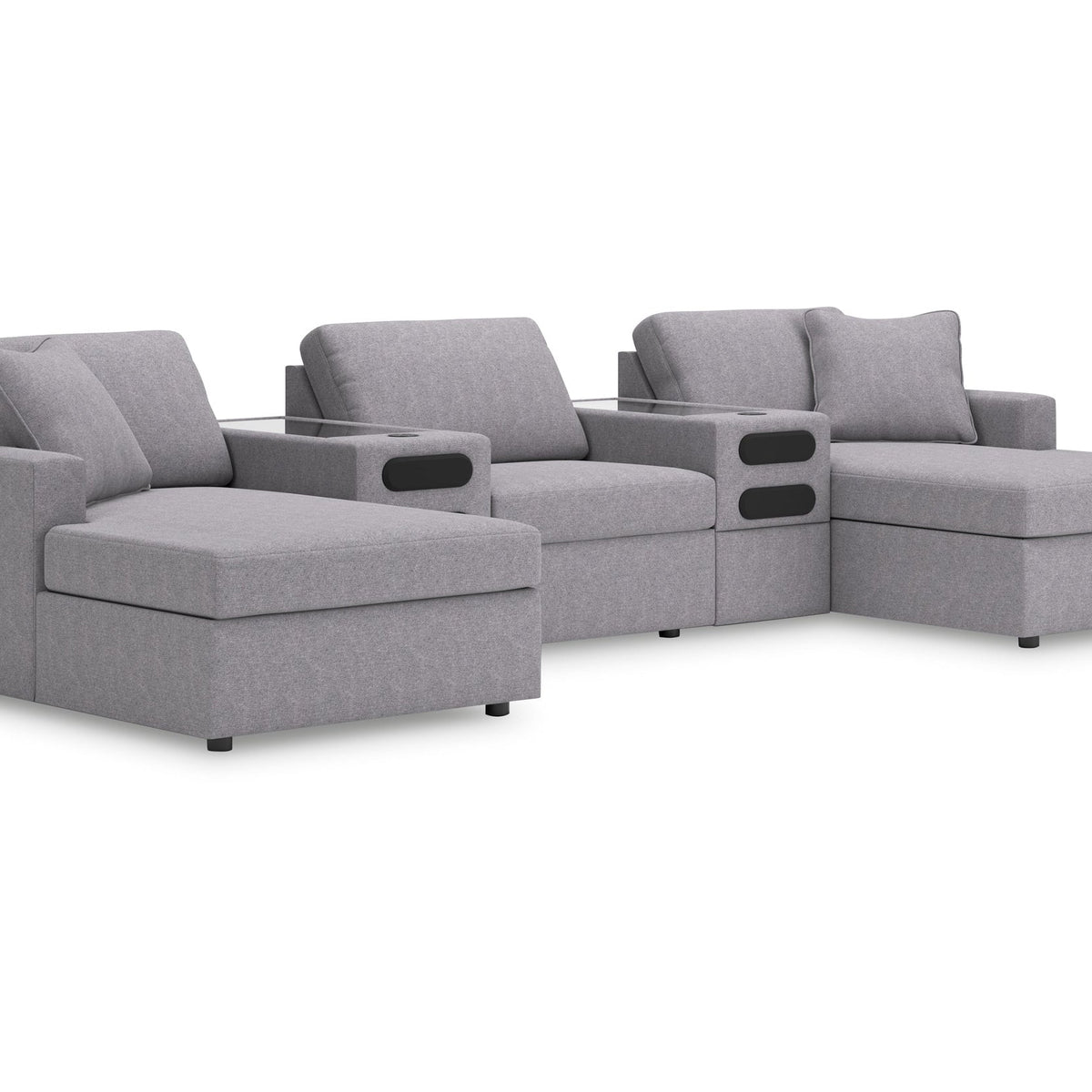 Ashley Furniture Modmax Granite 5-Piece Sectional (Online Special Price ...